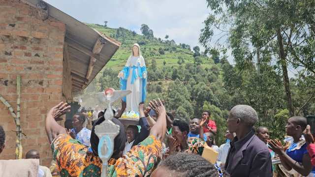 RUBANDA: Joy as Rubanda Woman MP Hopeful Katabazi Donates Virgin Mary ...