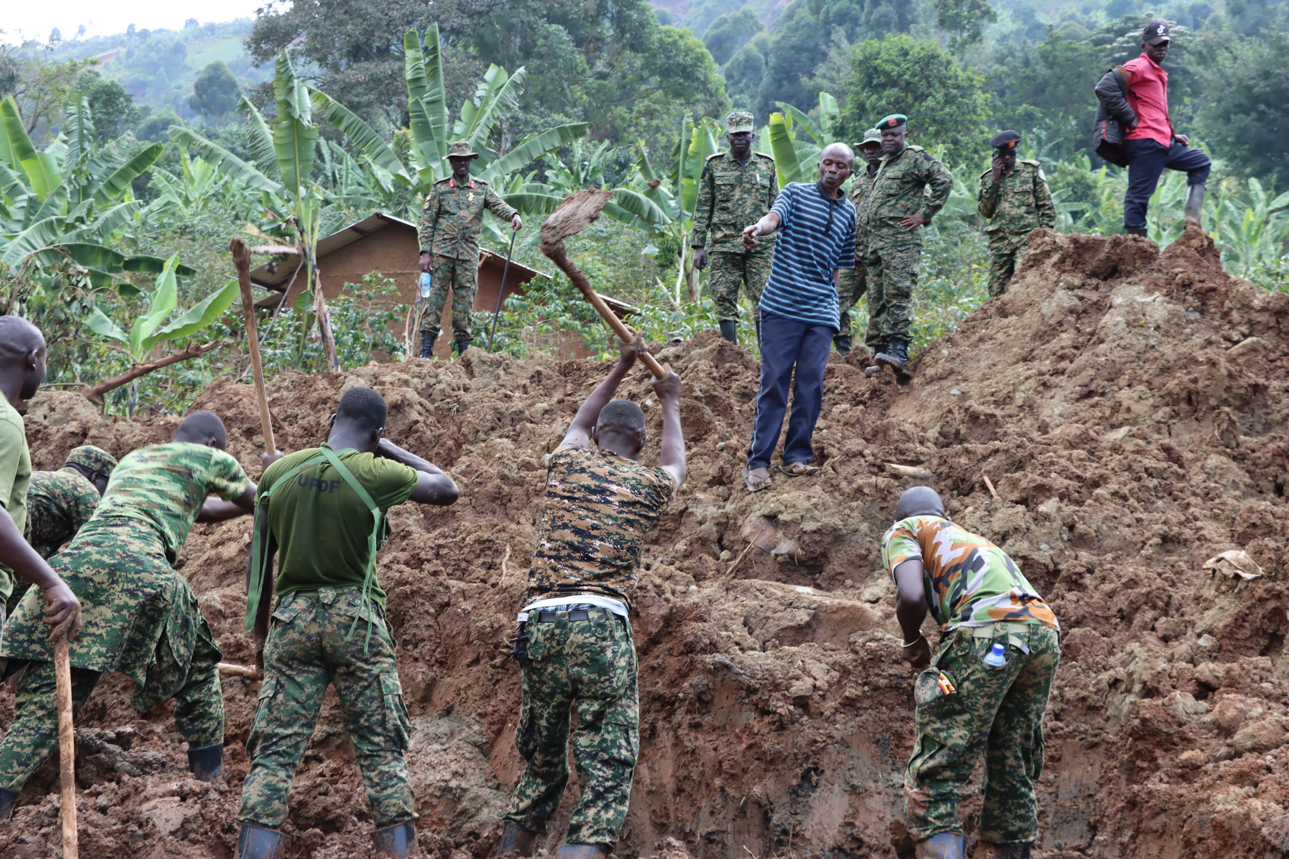 UPDF Intensifies Search and Recovery Operations in Bulambuli Landslide ...